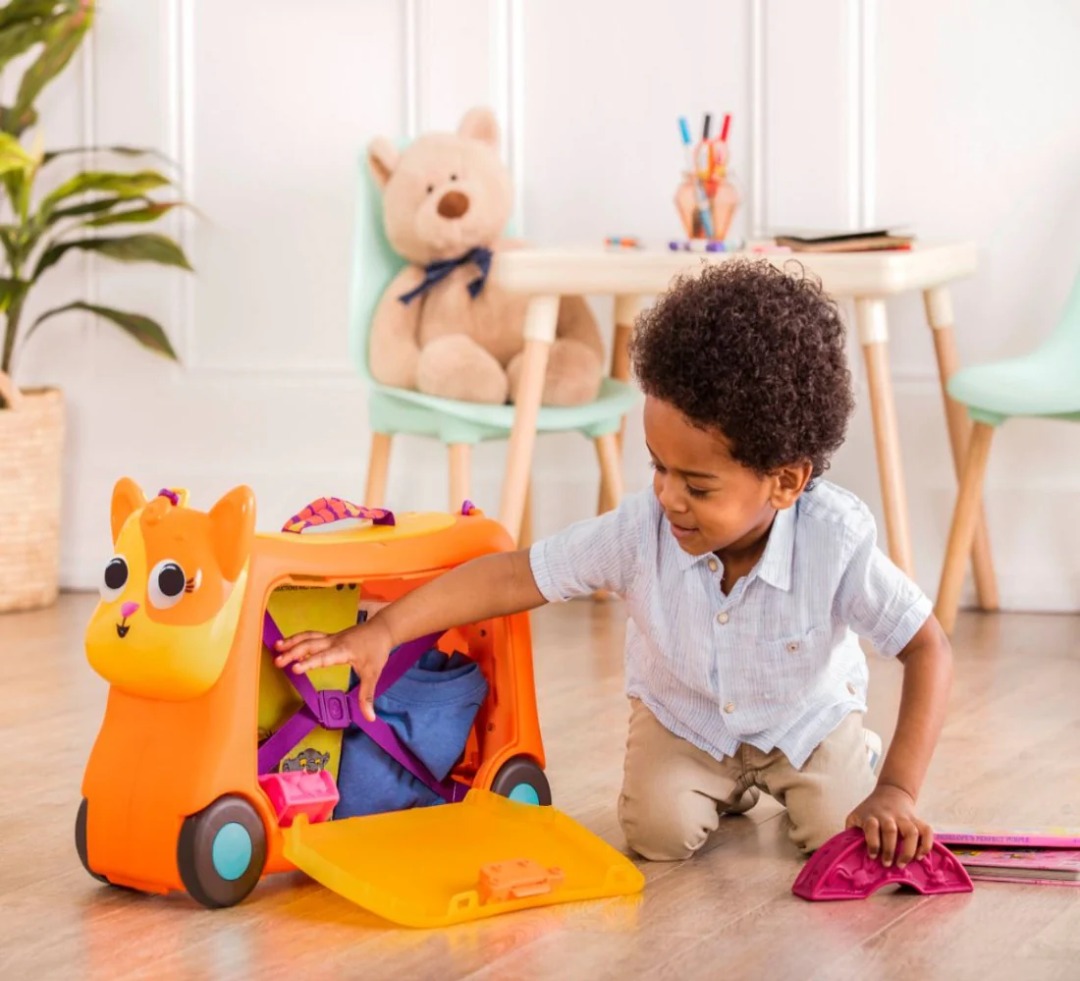 [Battat] Gogo Ride-On Lolo Cat / Gogo Ride-On Woofer Dog, Hobbies ...