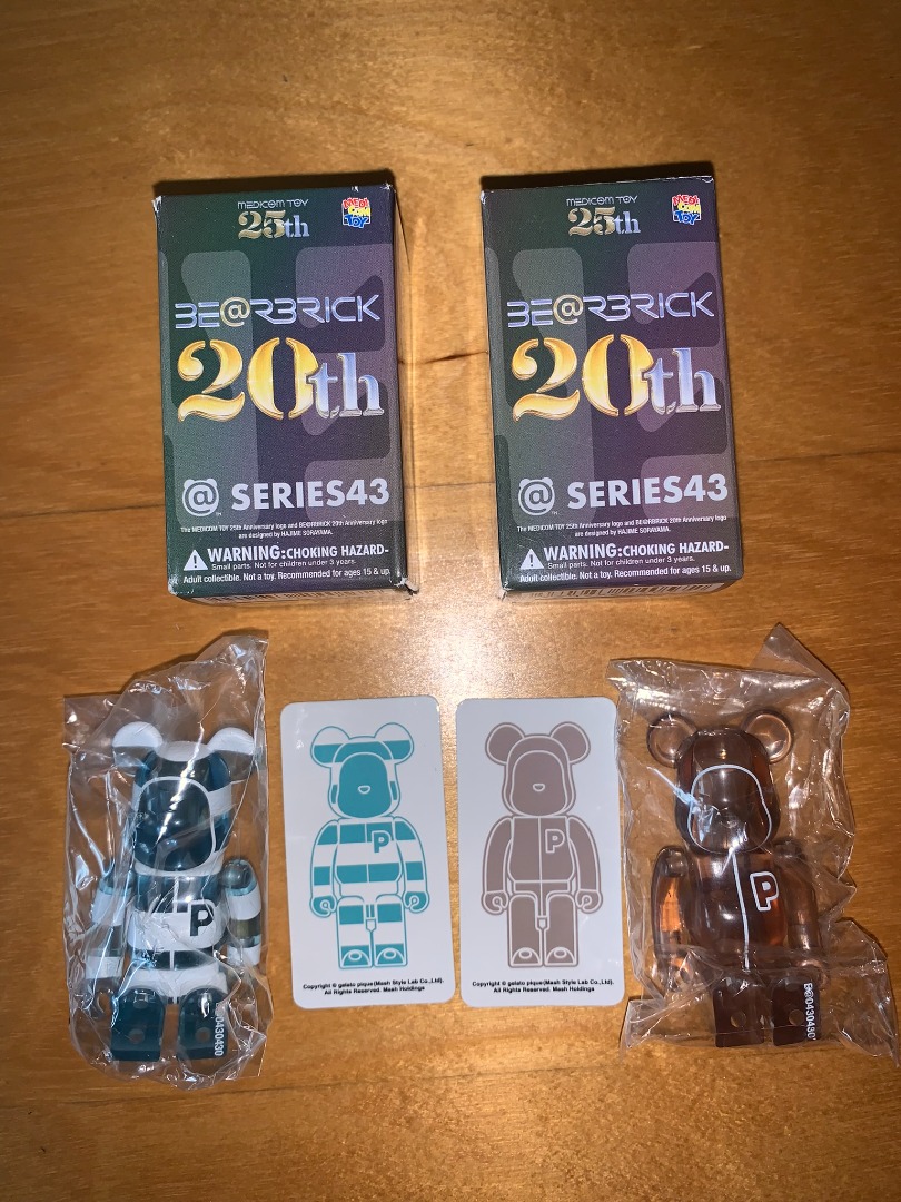 Bearbrick Series 43 Gelato Pique Bear brick set Brand new sealed in bag ...