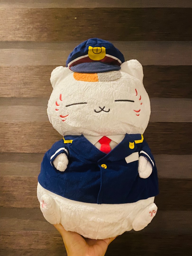 Big size Nyanko sensei Lucky cat plushie, Hobbies & Toys, Toys & Games ...