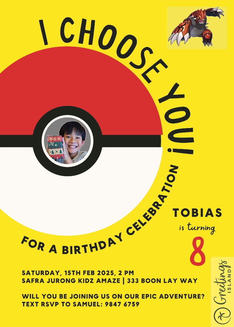 Birthday invitation card printing for small quantity, Photography ...