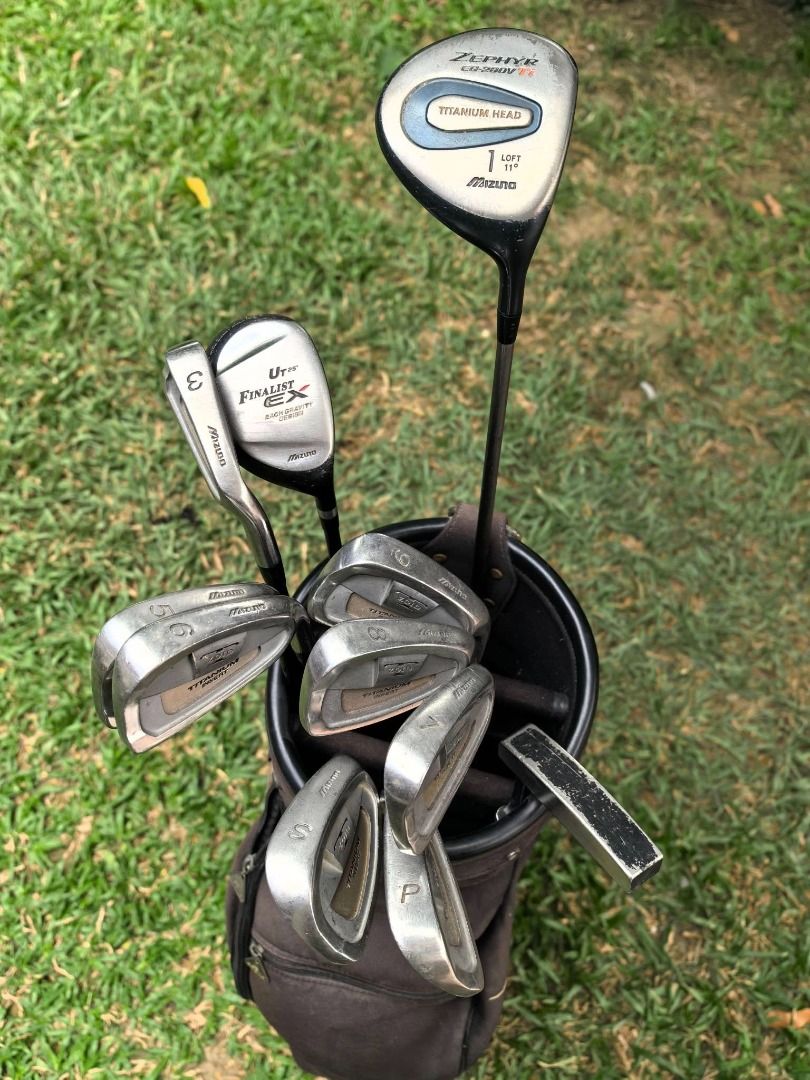 Budget Friendly Mizuno Golf Club Set and a Carry Bag, Sports Equipment ...