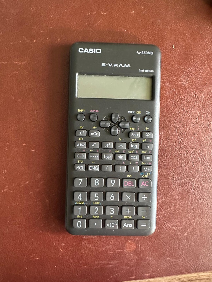 Casio FX-350MS Scientific Calculator (2nd Edition), Hobbies & Toys ...
