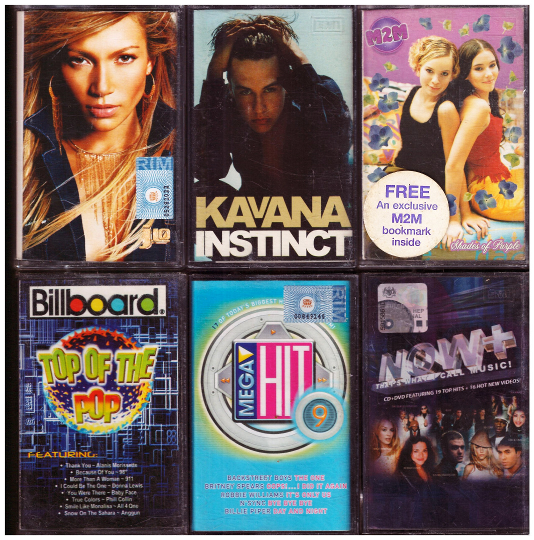CASSETTE JENNIFER LOPEZ KAVANA INSTINCT M2M SHADES OF PURPLE BILLBOARD ...