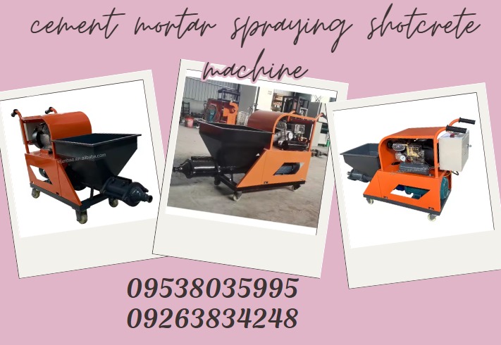 cement mortar spraying shotcrete machine, Commercial & Industrial ...
