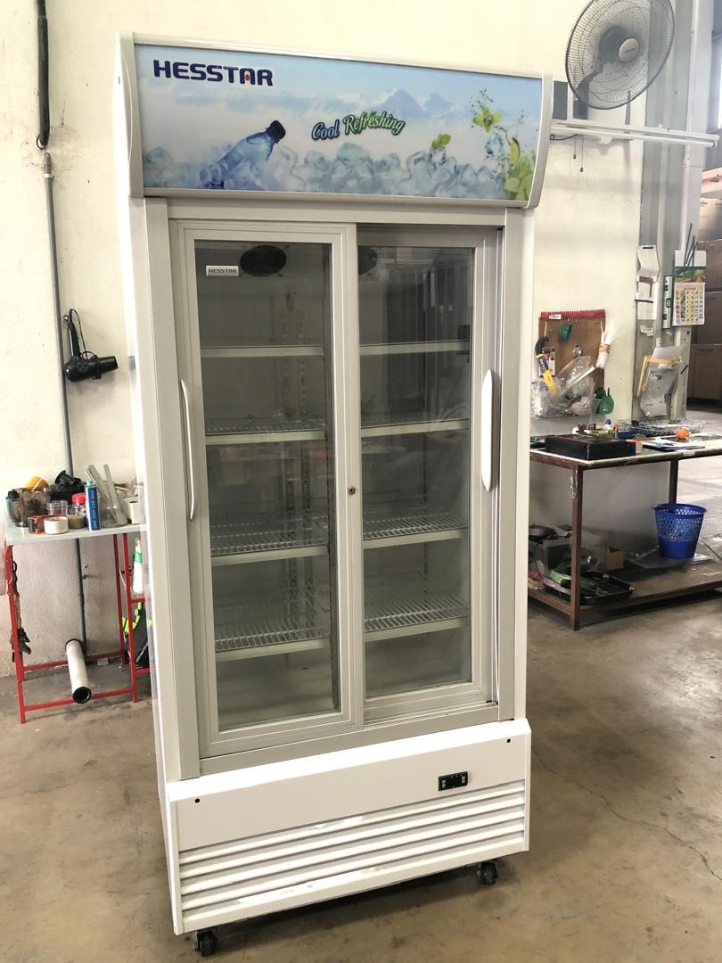 Chiller 2 doors non frost system digital control, TV & Home Appliances ...