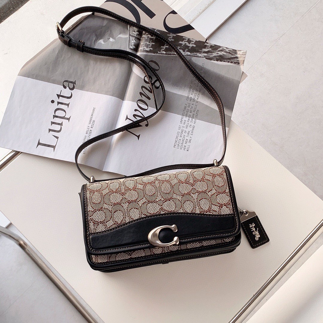 Coach Bandit CD709 Vintage Brown Claret Signature Canvas, Women's ...