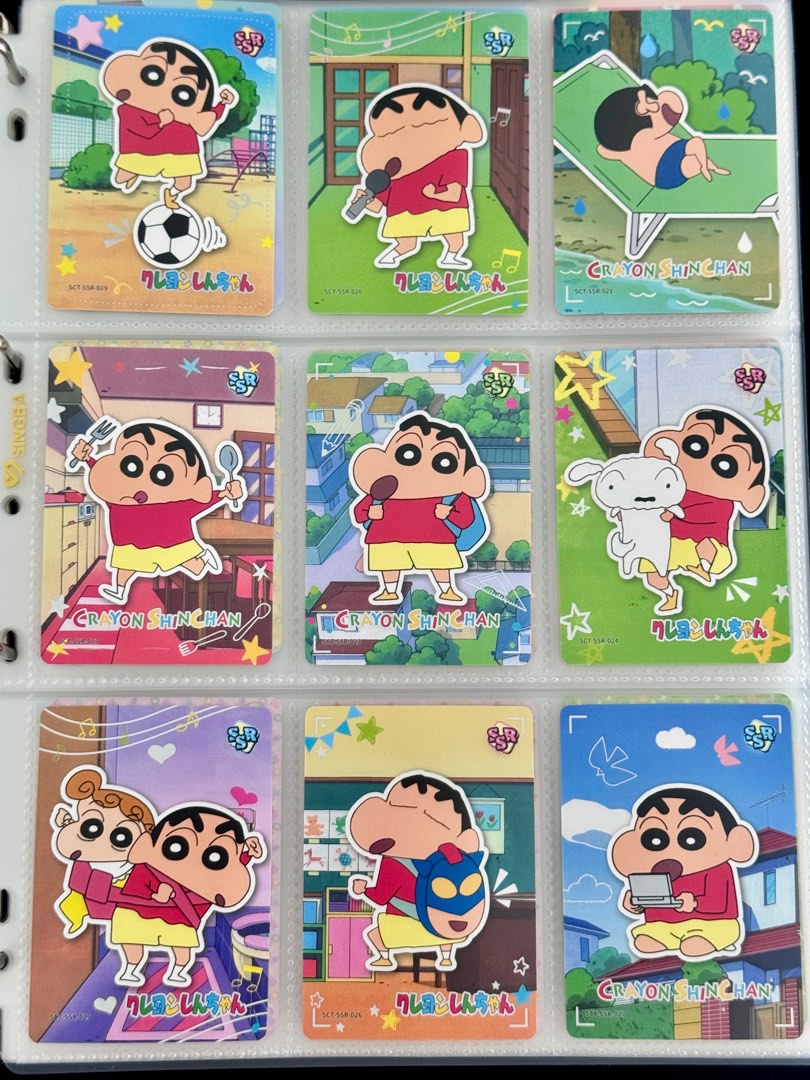 Crayon Shin Chan Card, Hobbies & Toys, Toys & Games on Carousell