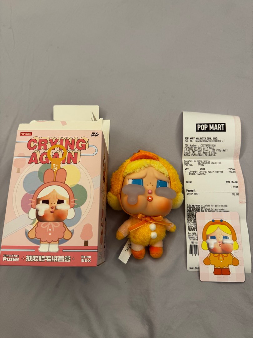 Cry Baby Soft Toy - V2, Hobbies & Toys, Toys & Games on Carousell