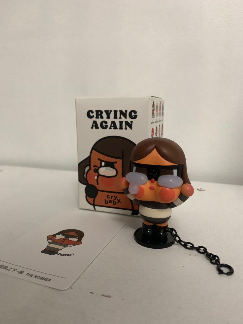 Crybaby Crying Again Series Figurine The Robber, Hobbies & Toys, Toys ...