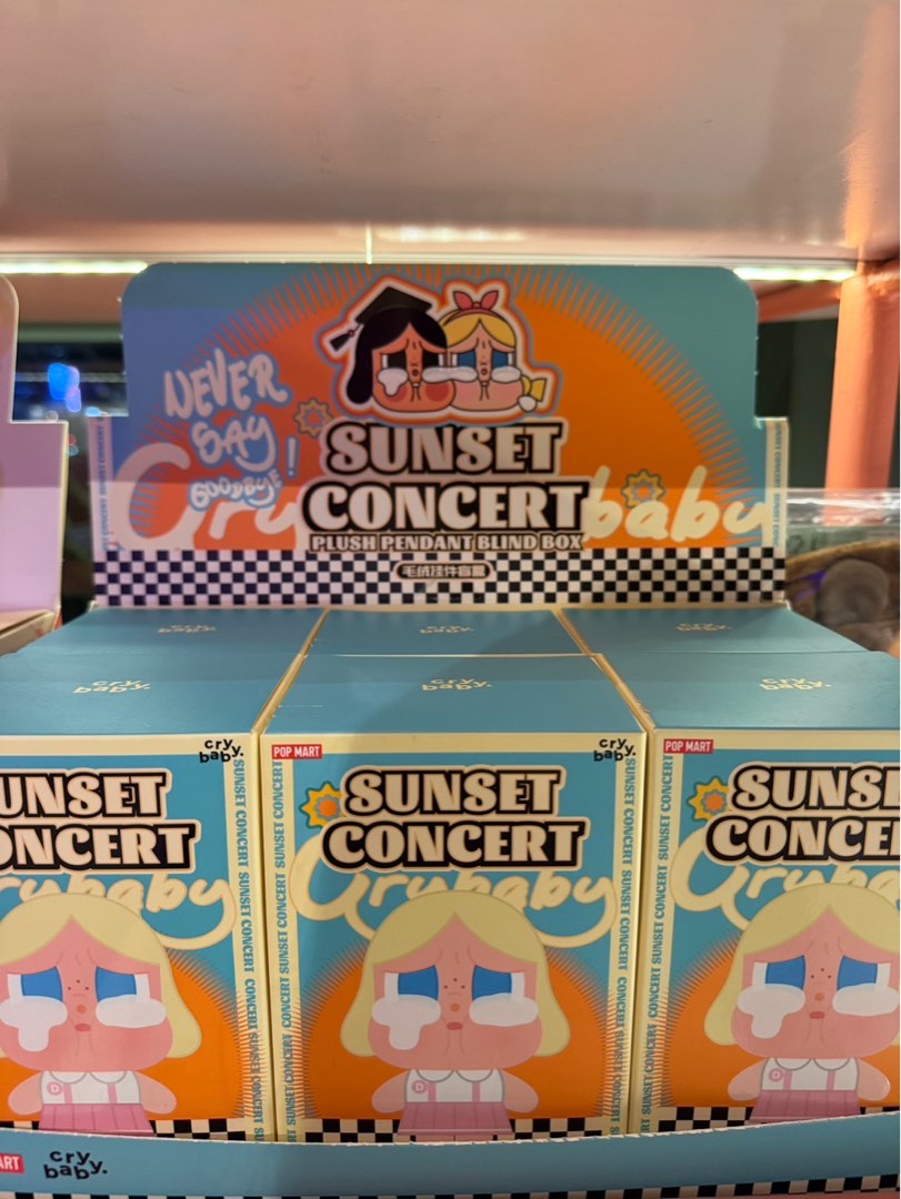 Crybaby Sunset Concert BLINDBOX ORI NEGO, Toys & Collectibles, Mainan ...