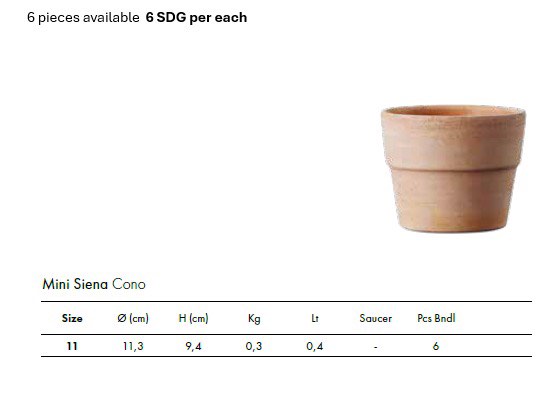 DEROMA TERRACOTTA POTS - Made in Italy, Furniture & Home Living ...