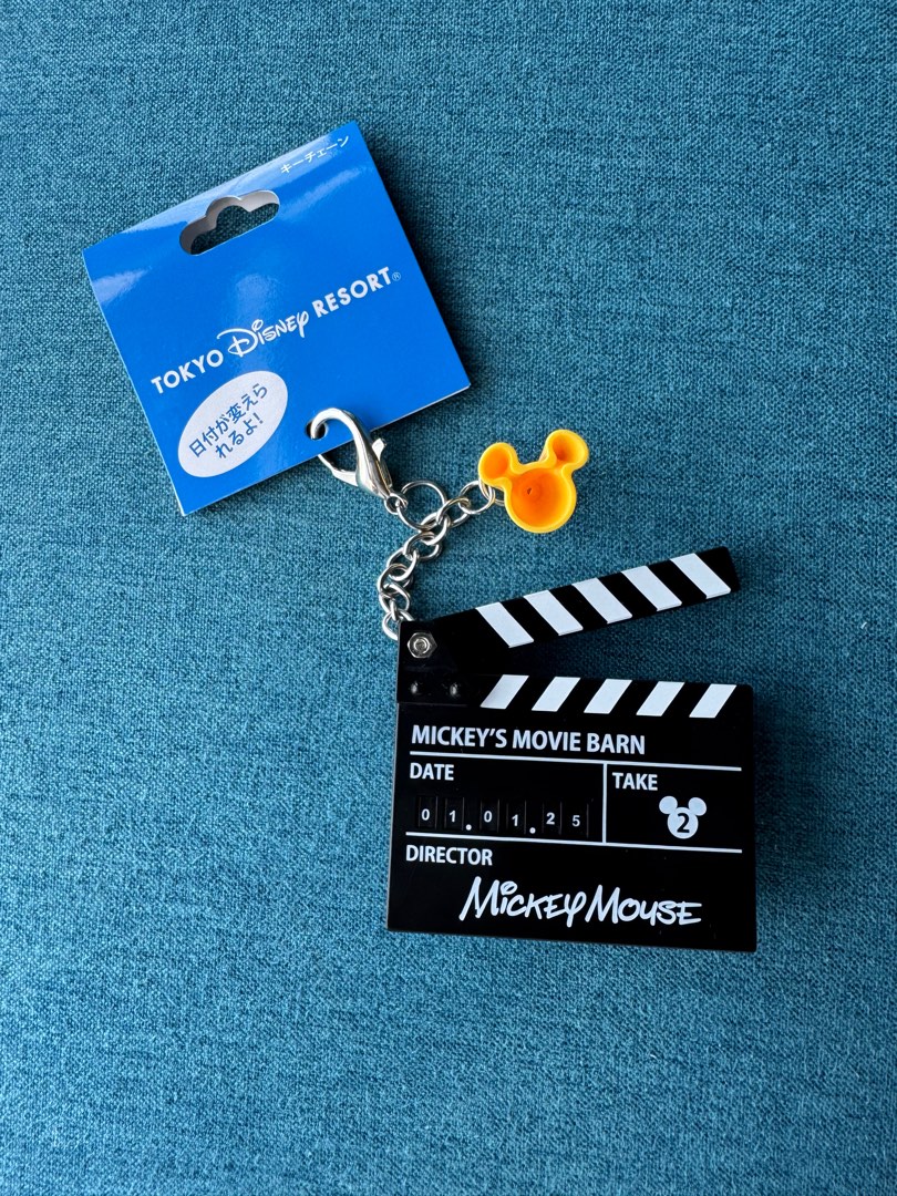 Disney Sea Mickey's Movie Barn Director KeyChain, Hobbies & Toys ...
