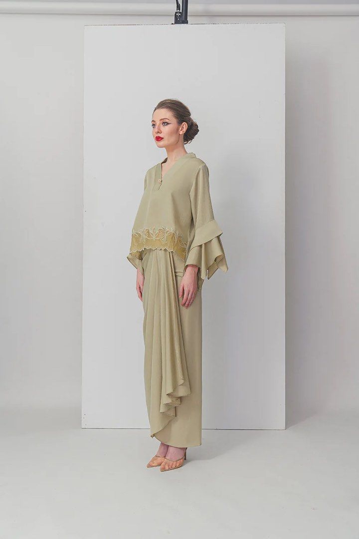 dplkl azalea baju kurung in sage green ( davis to wear ), Women's ...