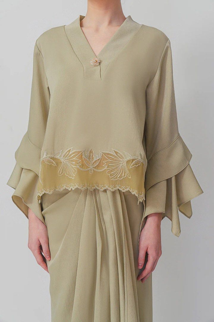 dplkl azalea baju kurung in sage green ( davis to wear ), Women's ...