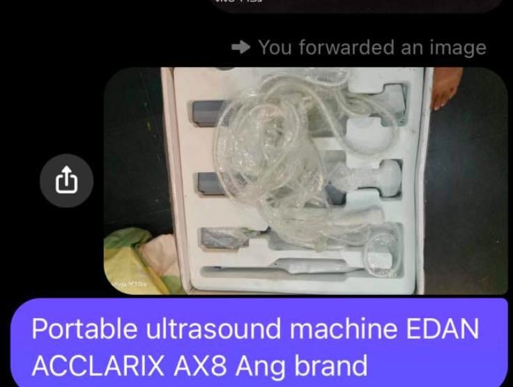 EDAN ACCLARIX AX8 Portable Ultrasound machine, Health & Nutrition ...