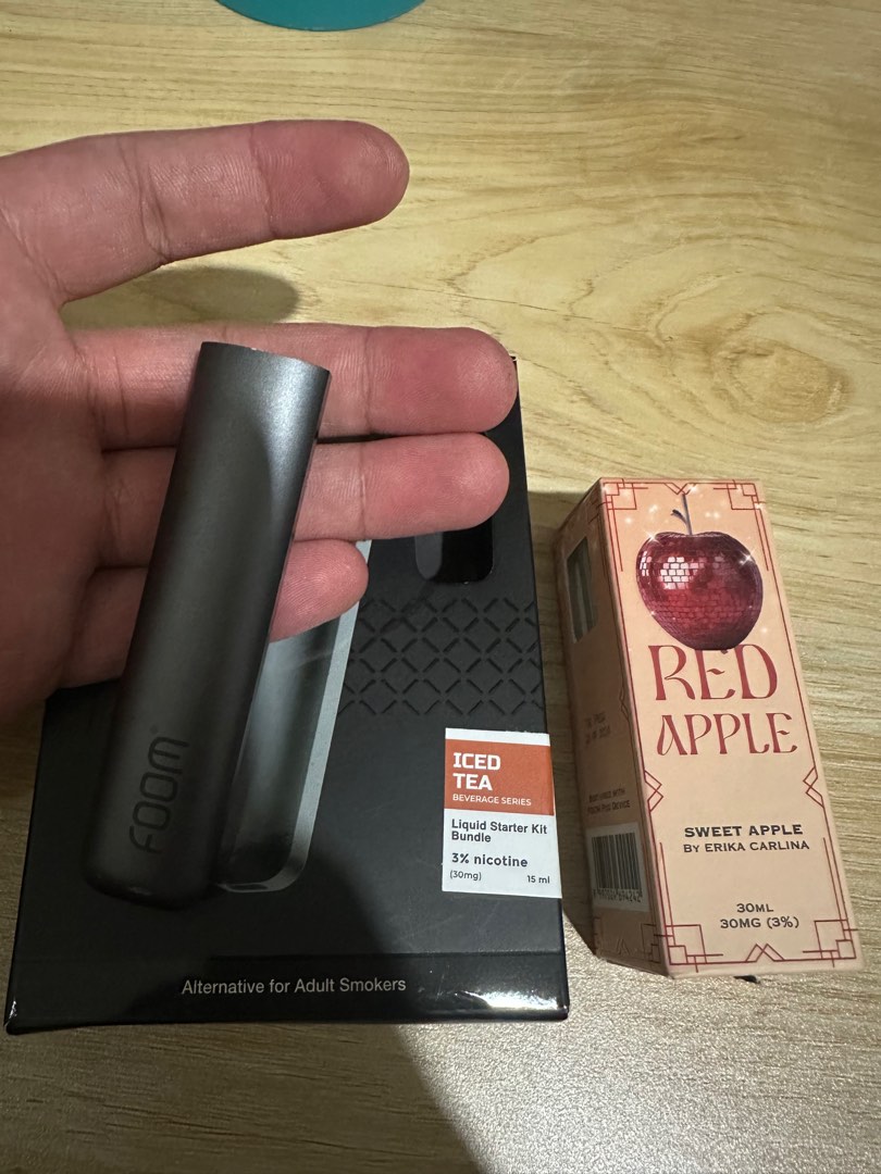 Foom Pod X free liq red apple masih banyak, Elektronik, Lainnya di ...