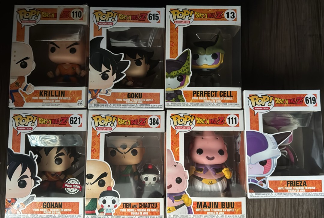 funko pop clearance(all for $49) dragon ball z, Hobbies & Toys, Toys ...
