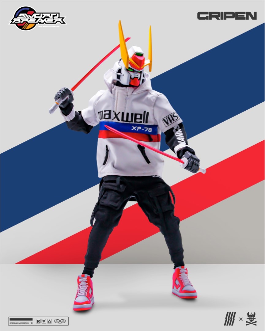 Glitch network x subject zero gripen gundam, Hobbies & Toys, Toys ...