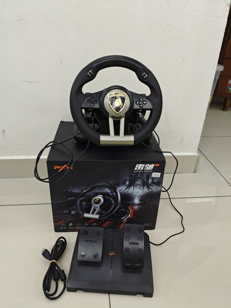 Gran Turismo Racing SIM, racing simulator steering wheel and pedals ...