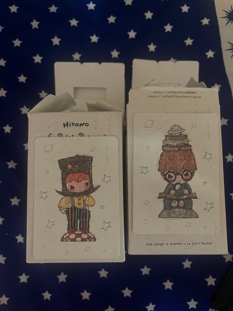 Hirono Little Prince series - Geographer + Conceited man (popmart ...