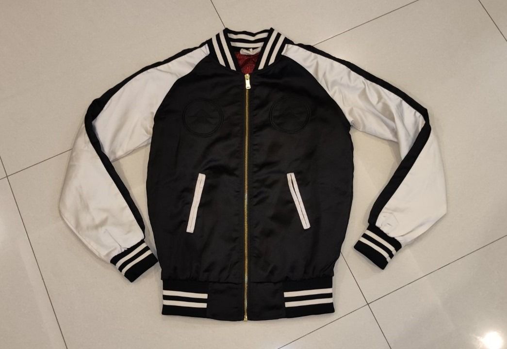 Insert Coin The Ghost Of Tsushima Embroidered design bomber jacket, Men ...