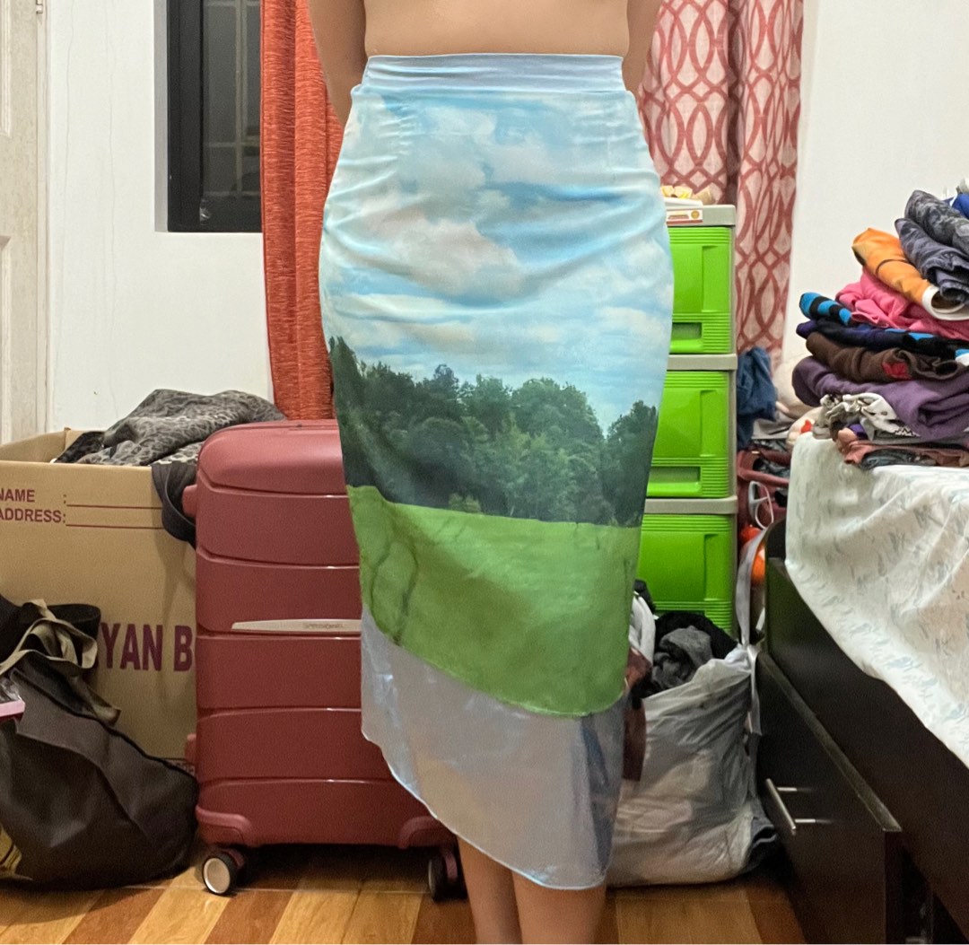 Internetcore Cybercore Twee Maximalist Heisei Retro Maxi Skirt Y2K ...
