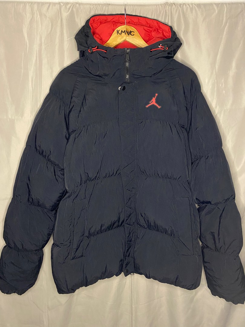 Jordan Puffer Jacket Breds Colorway, Men's Fashion, Coats, Jackets and ...
