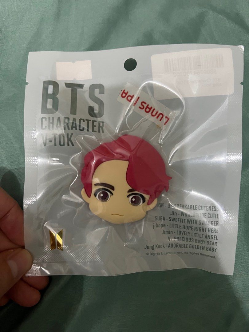 GRIPTOK BTS / Jungkook / BTS TinyTAN Griptok Pop Socket V-TOK Official ...
