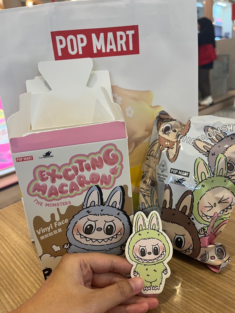 Labubu Exciting Macaroon NEW Pop Mart, Toys & Collectibles, Mainan di ...