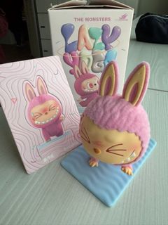 Labubu Lazy Yoga, Hobbies & Toys, Toys & Games on Carousell