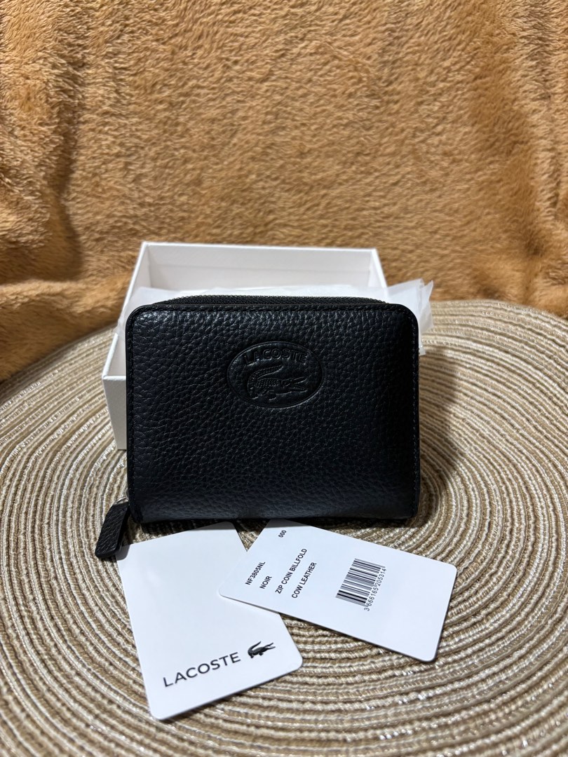 LACOSTE Zip Coin Billfold Wallet, Women's Fashion, Bags & Wallets ...