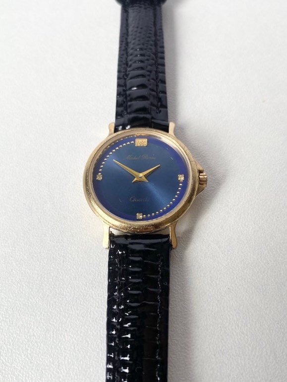 Ladies Vintage Michel Renee blue dial watch, Women's Fashion, Watches ...