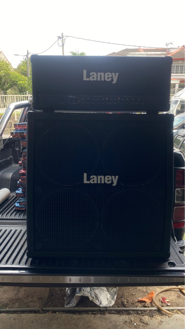 Laney 4x12 speaker and amplifier, Hobbies & Toys, Music & Media, Music ...