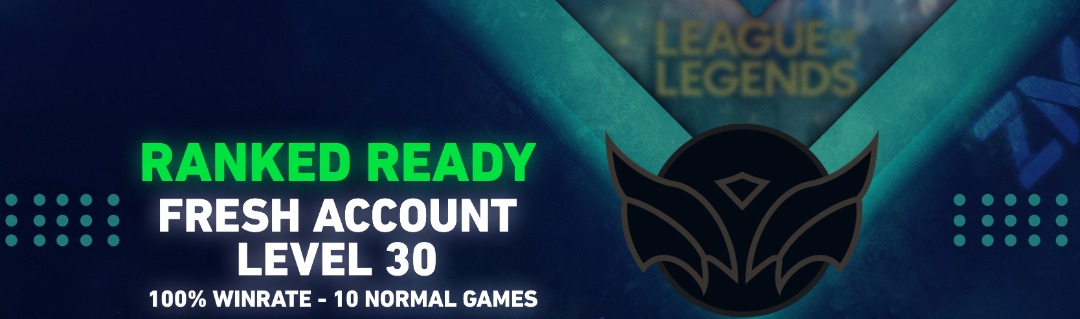 League of Legends fresh level 30 accounts , Video Gaming, Gaming ...