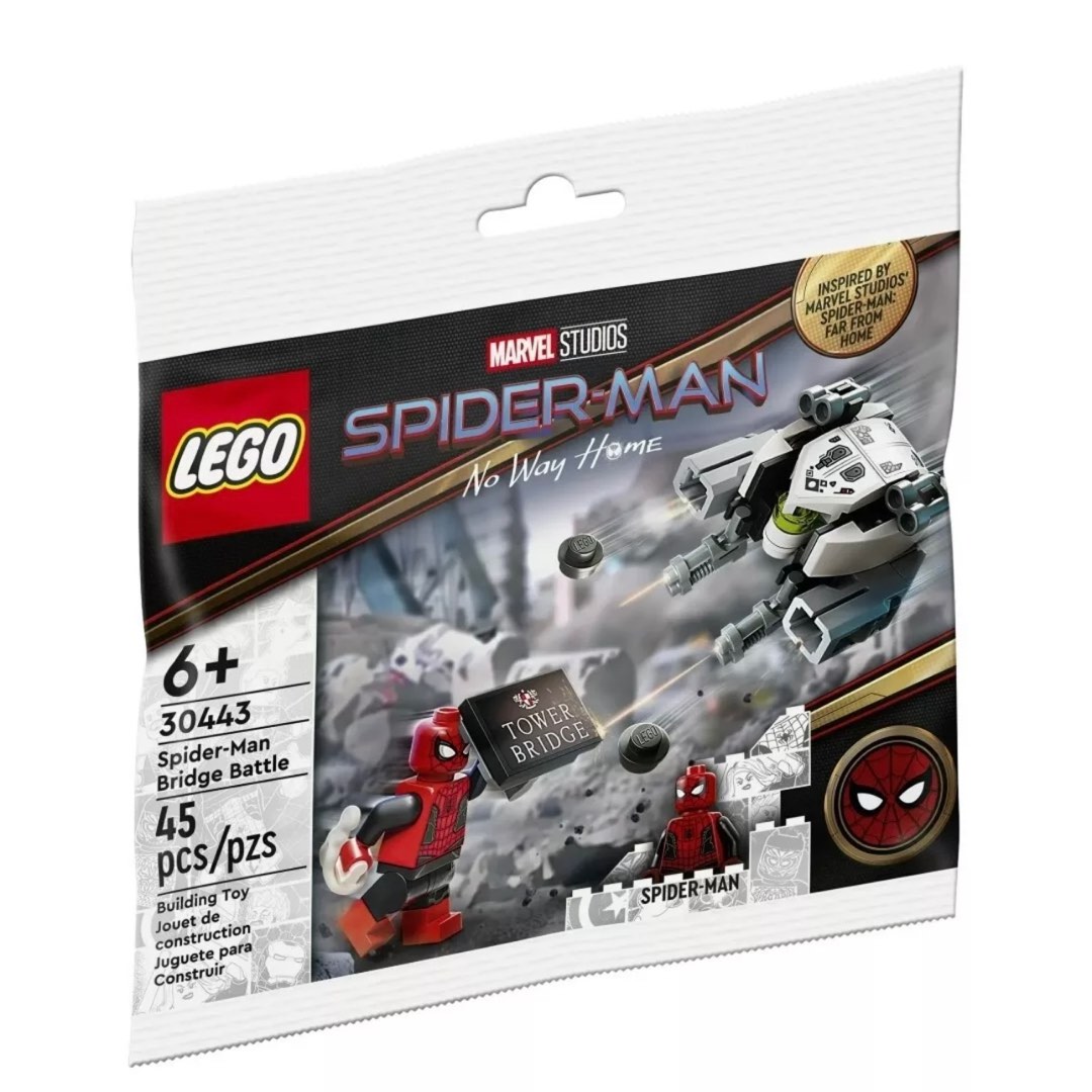 LEGO 30443 Marvel Super Heroes Spider-Man Bridge Battle Sealed Spiderman Polybag, Hobbies & Toys ...