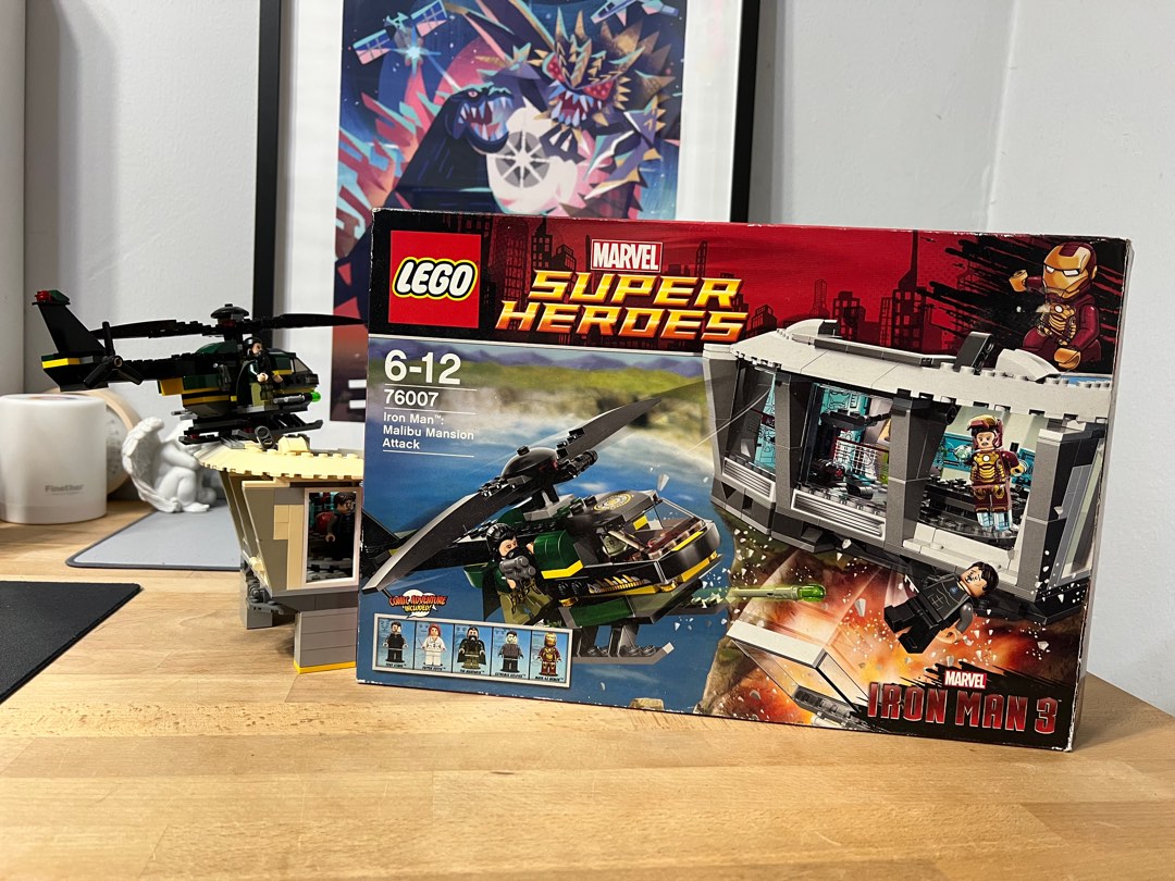 Lego Super Heroes 76007 Iron Man Malibu Mansion Attack, Hobbies & Toys ...