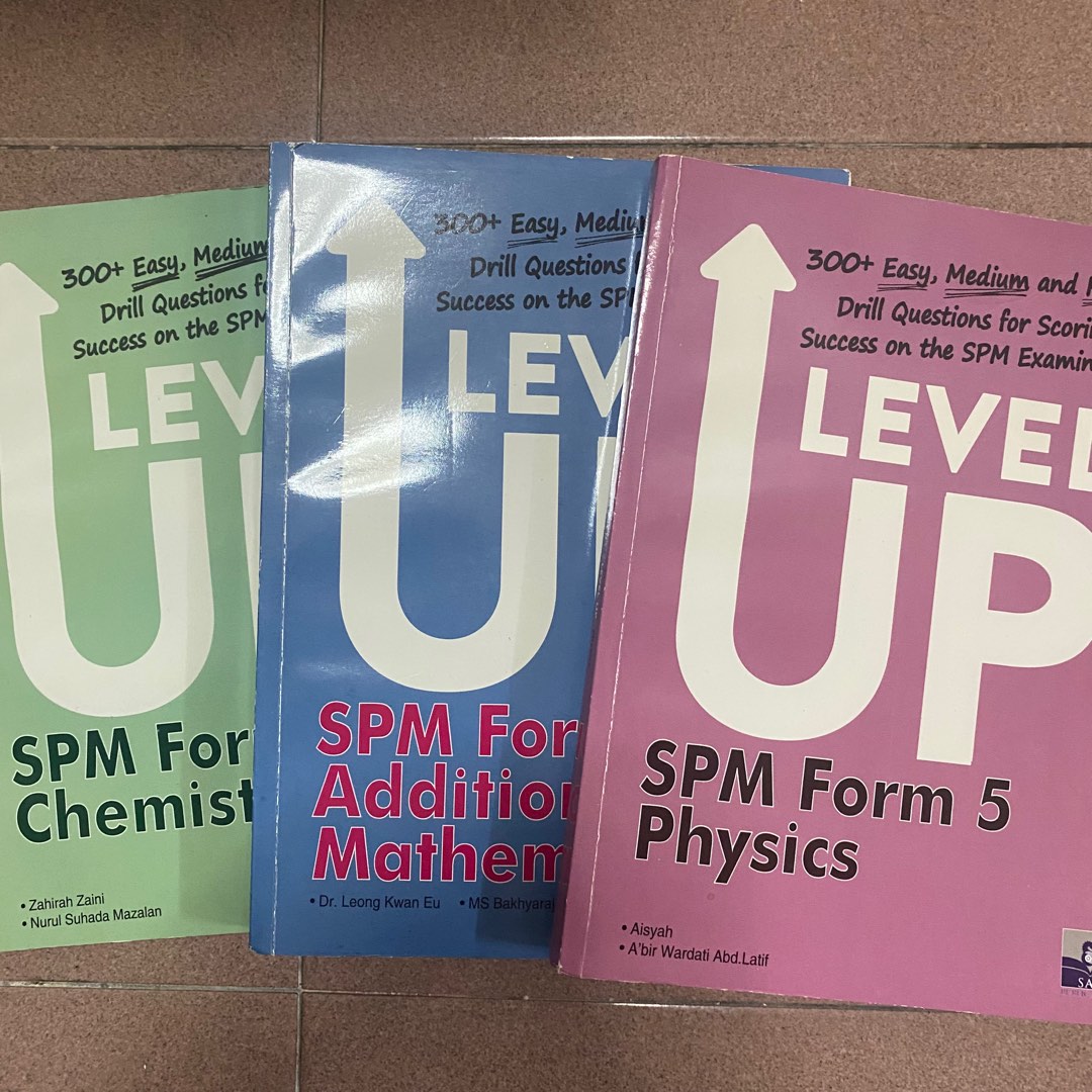 level up spm form 5 addmath / chemistry / physics, Hobbies & Toys ...