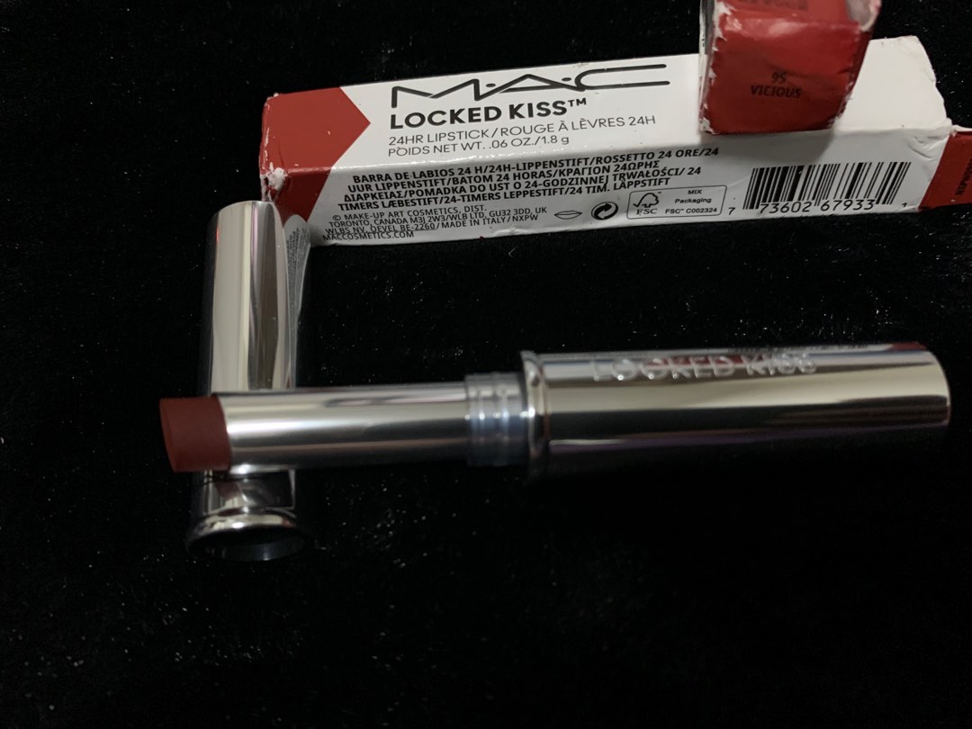 MAC Lipstick #Vicious, Beauty & Personal Care, Face, Makeup on Carousell