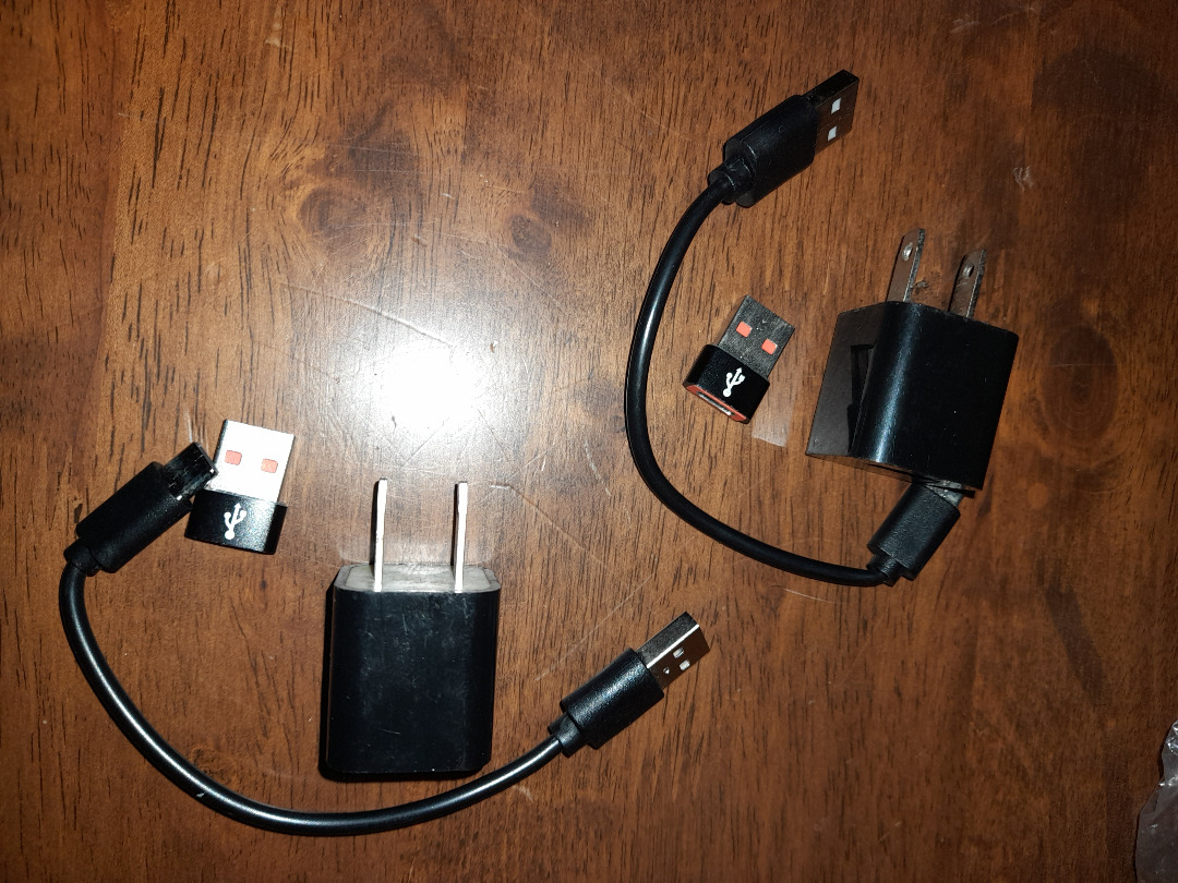 Mini USB Wall Adapter Charger + 6A Type C Female To USB 3.0 Male + Type ...