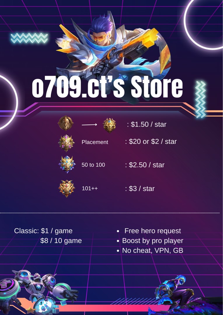 ‼️MLBB Boosting Flat Rate Whole Season‼️ / MLBB Boosting / MLBB joki ...