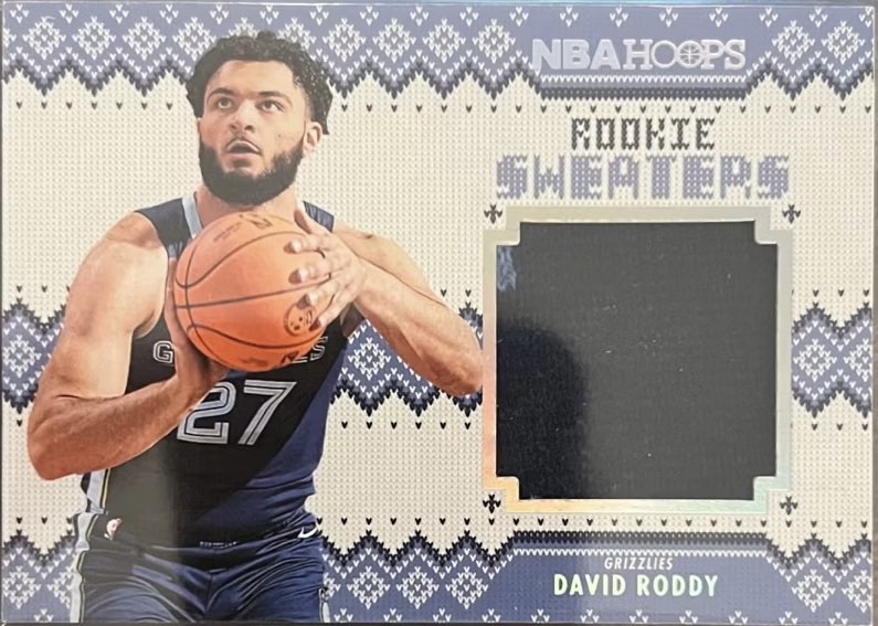 NBA CARDS | David Roddy | Rookie Sweaters [Game Used (GU)] [RC ...