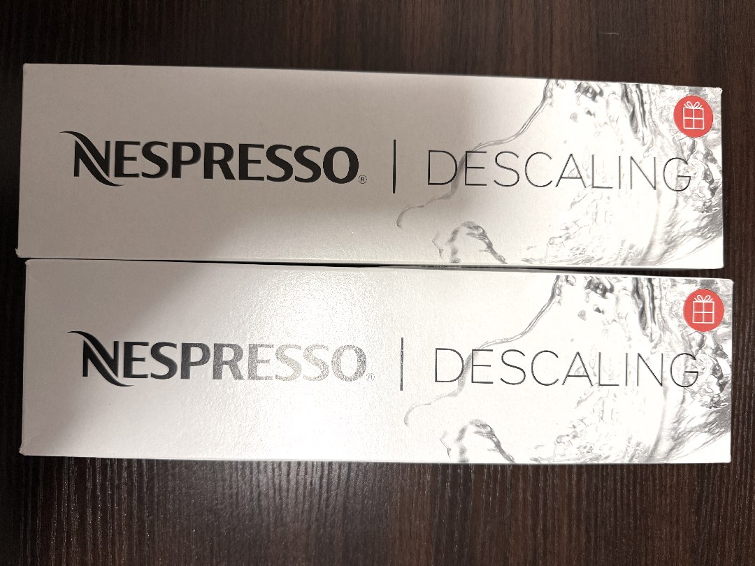 [全新]Nespresso Descaling Kit Agent咖啡除磷劑, 家庭電器, 廚房電器, 咖啡機及咖啡壺 - Carousell