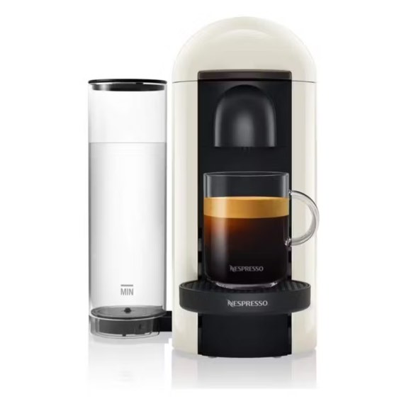 Nespresso Vertuo Plus Coffee Machine - White (With Capsules), TV & Home ...