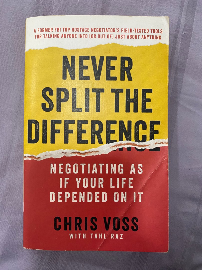 Never Split the Difference, Hobbies & Toys, Books & Magazines, Fiction ...