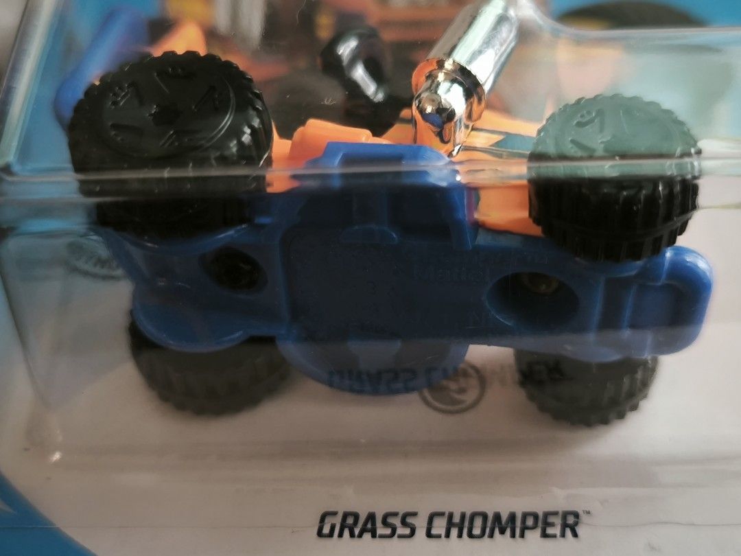 New Grass Chomper Track Stars HW Ride Ons Treasure Hunt TH Hot Wheels ...