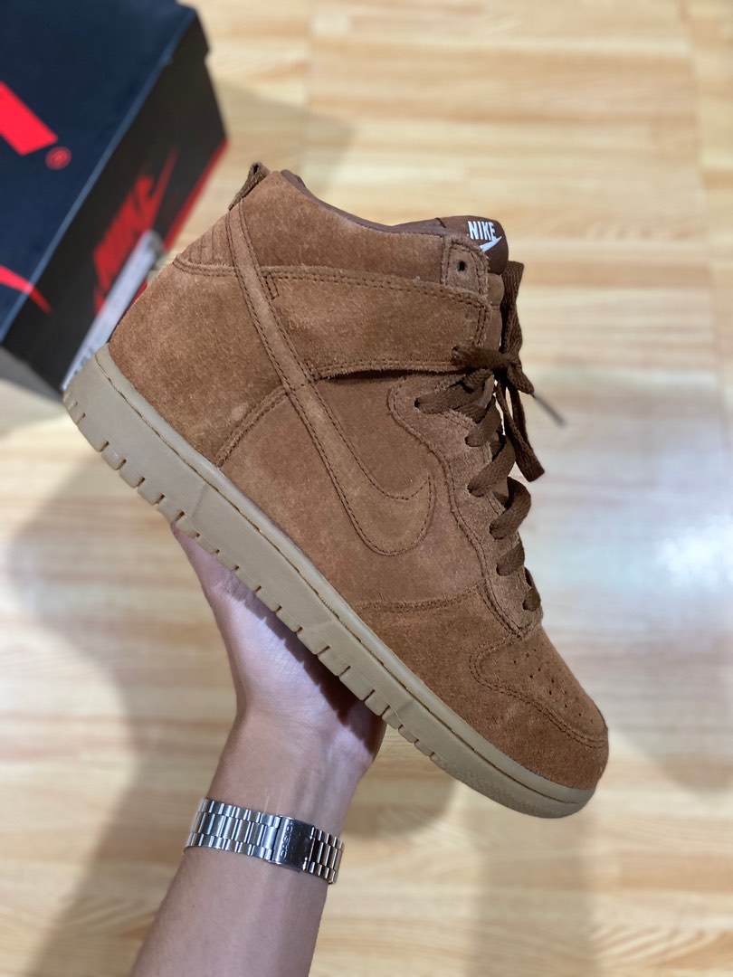 NIKE DUNKS HIGH APC RUST LIMITED EDITION, Men's Fashion, Footwear ...