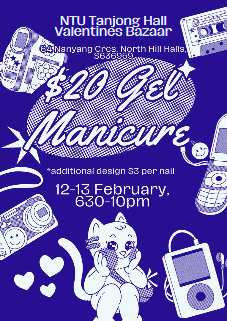 NTU Tanjong Hall Bazaar nails!, Beauty & Personal Care, Hands & Nails ...
