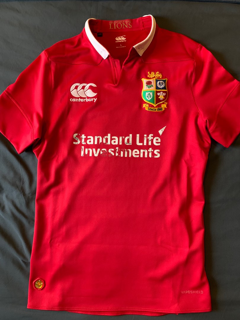 Official authentic rugby canterbury British & Irish Lions jersey ...
