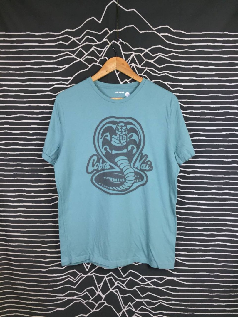 Old Navy Cobra Kai Karate Kid Martial Arts Comedy Drama Tee, Men's Fashion, Tops & Sets, Tshirts ...