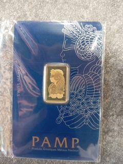 PAMP 10G GOLD BAR, Hobbies & Toys, Memorabilia & Collectibles, Currency ...